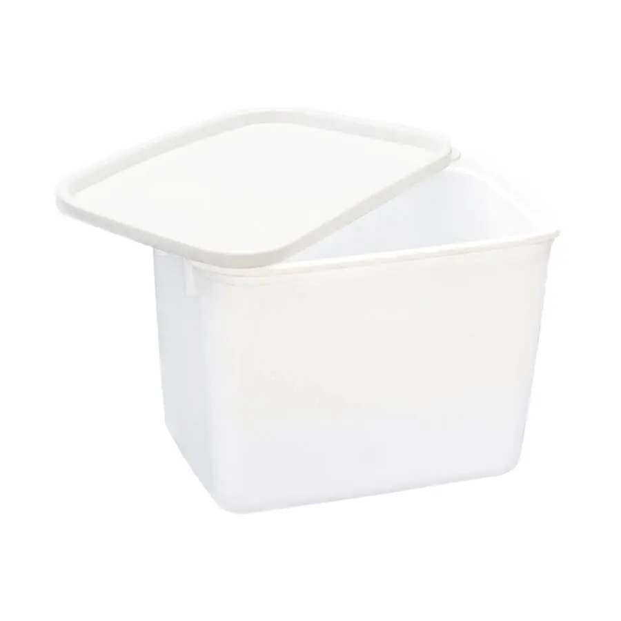 RECTANGLE CONTAINER 4 LTR - WHITE | Best Plastic Products | Kenya
